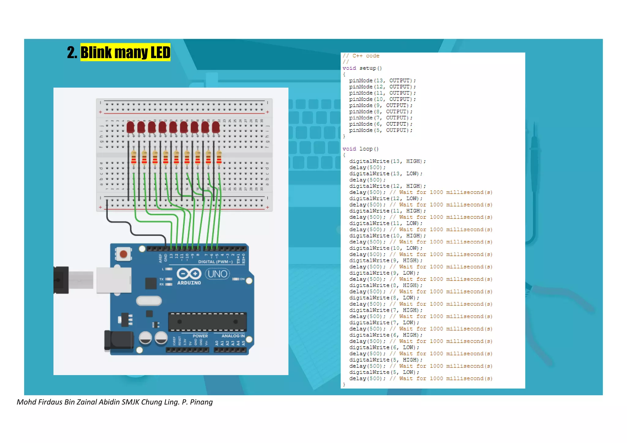 Tinker cad arduino basic RBT Form 2 | PDF