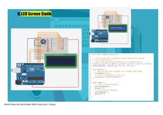 Tinker cad arduino basic RBT Form 2 | PDF