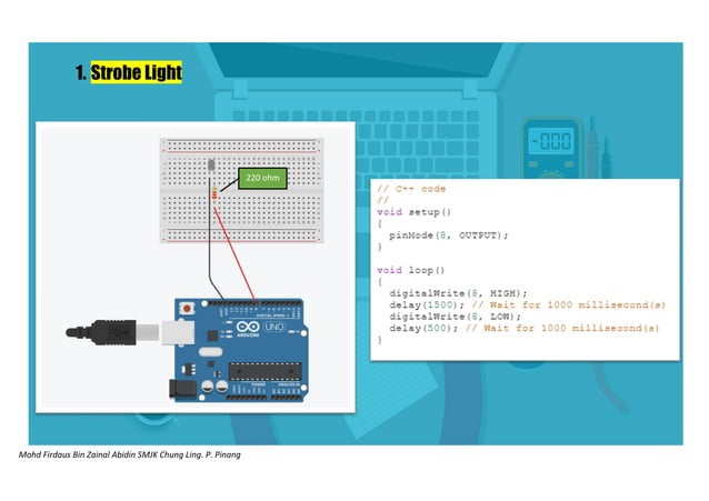 Tinker cad arduino basic RBT Form 2 | PPT