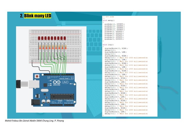 Tinker cad arduino basic RBT Form 2 | PPT