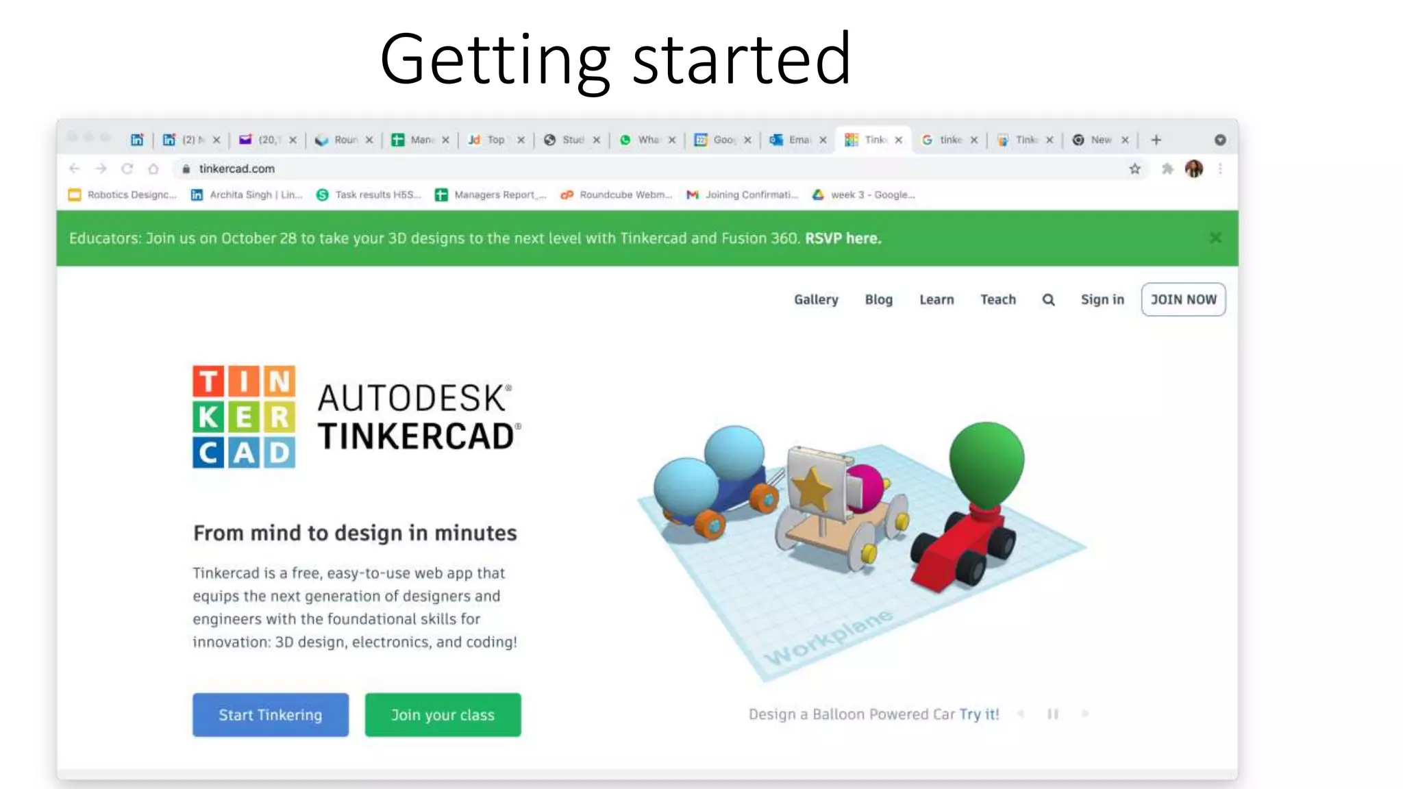 Tinker cad intro | PPTX