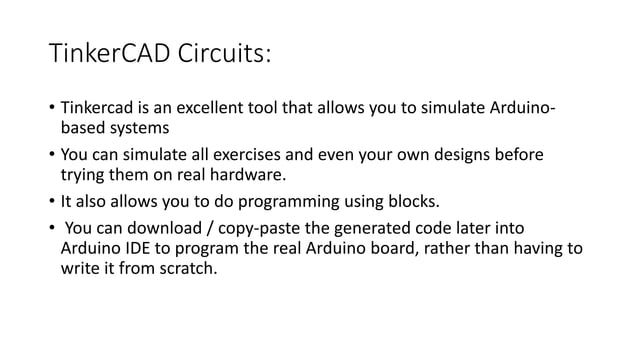 Tinker cad intro | PPTX | Computing | Technology & Computing