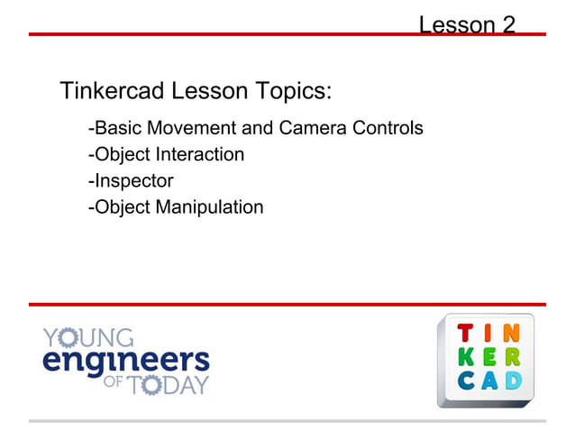 Tinkercad lesson 2 | PDF