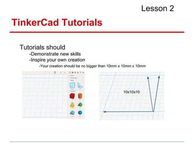 Tinkercad lesson 2 | PDF