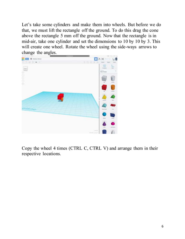 Tinkercad: The Basics | DOCX