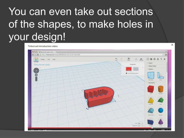 Tinkercad Tutorial Com 250 Ppt