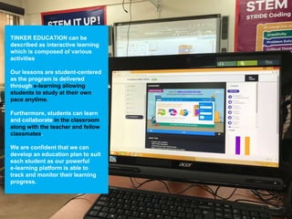 Tinker Education (Global STEM Education) | PPTX