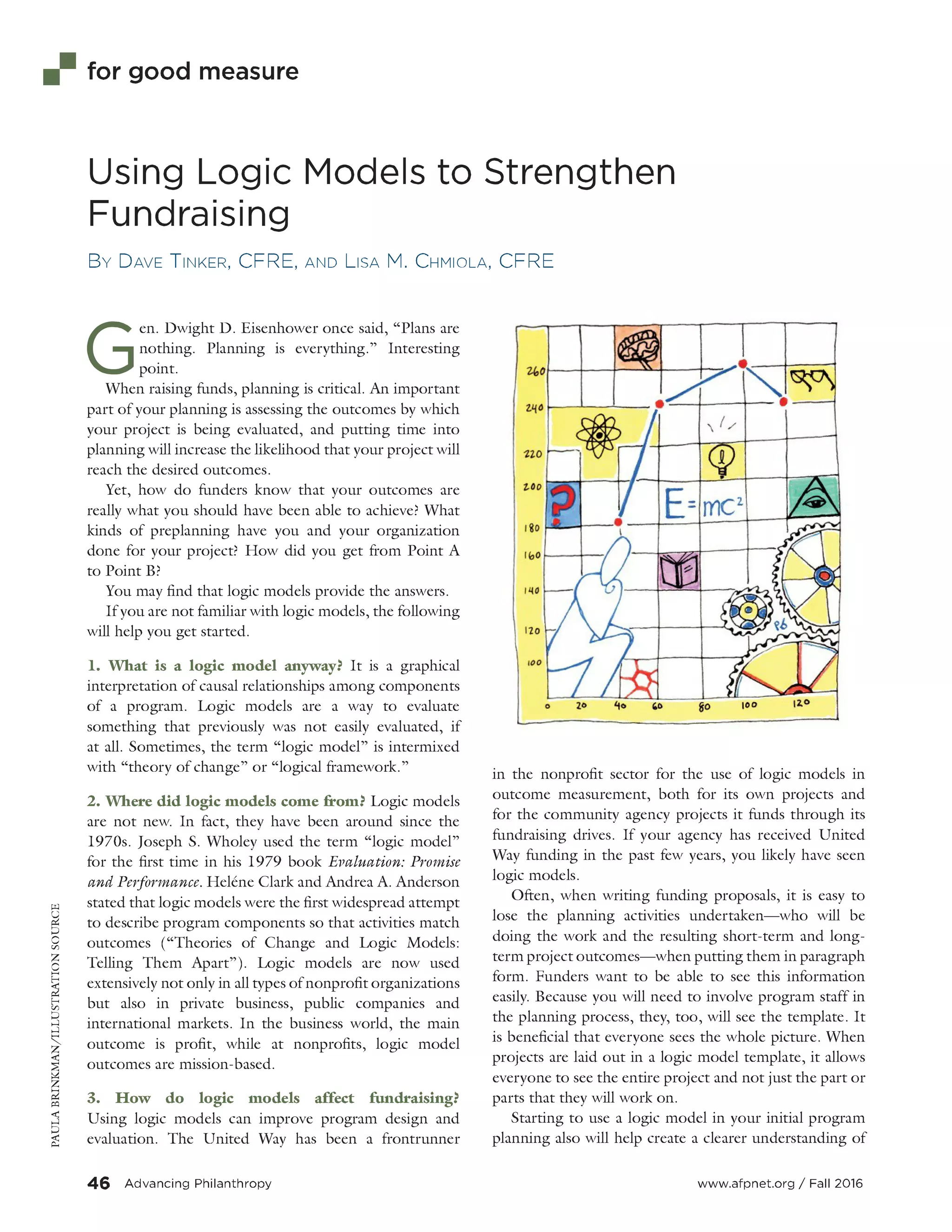 Using Logic Models to Strengthen Fundraising | PDF