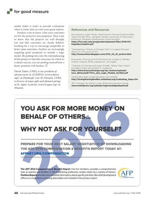 Using Logic Models to Strengthen Fundraising | PDF
