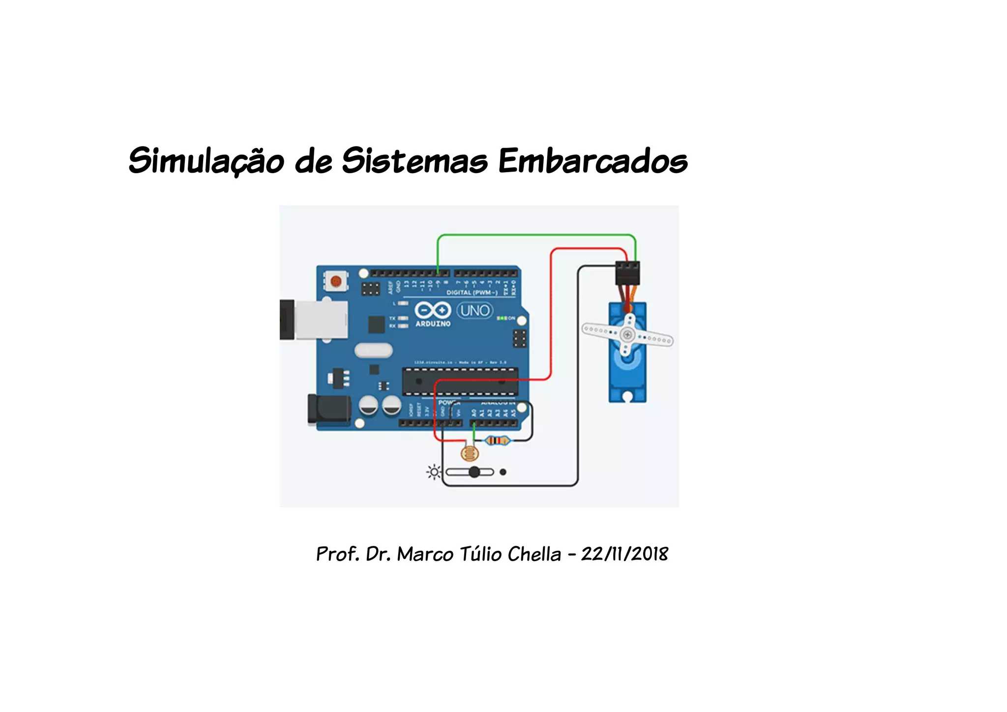 Simulação Atmega328 Com Tinkercad Utilizando Arduino Ppt 