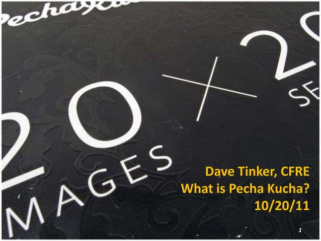 What is Pecha Kucha? | PPT