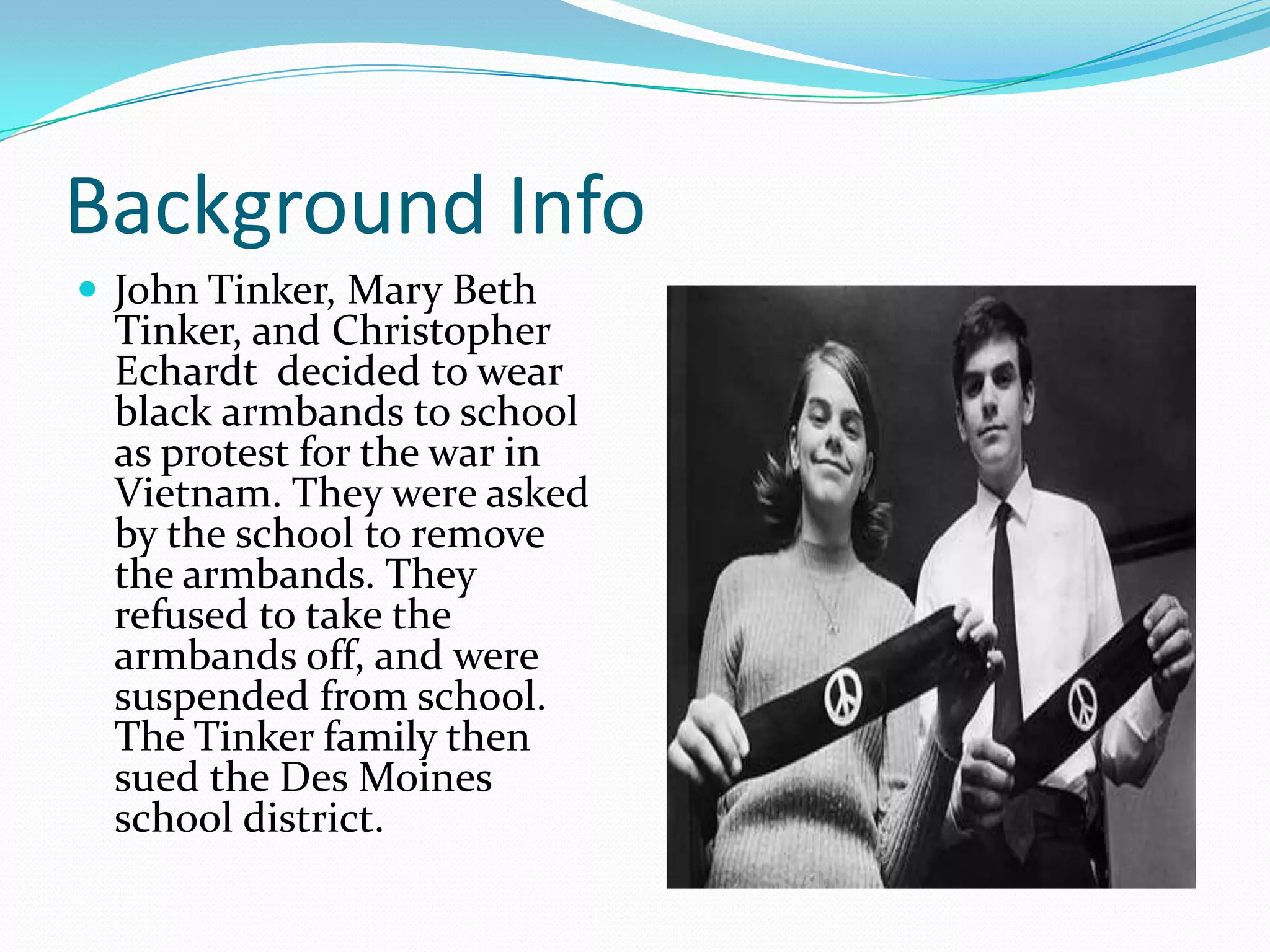 Tinker Vs. Des Moines | PPTX