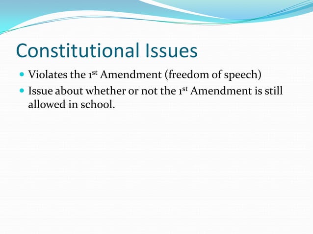 Tinker Vs. Des Moines | PPTX | Law