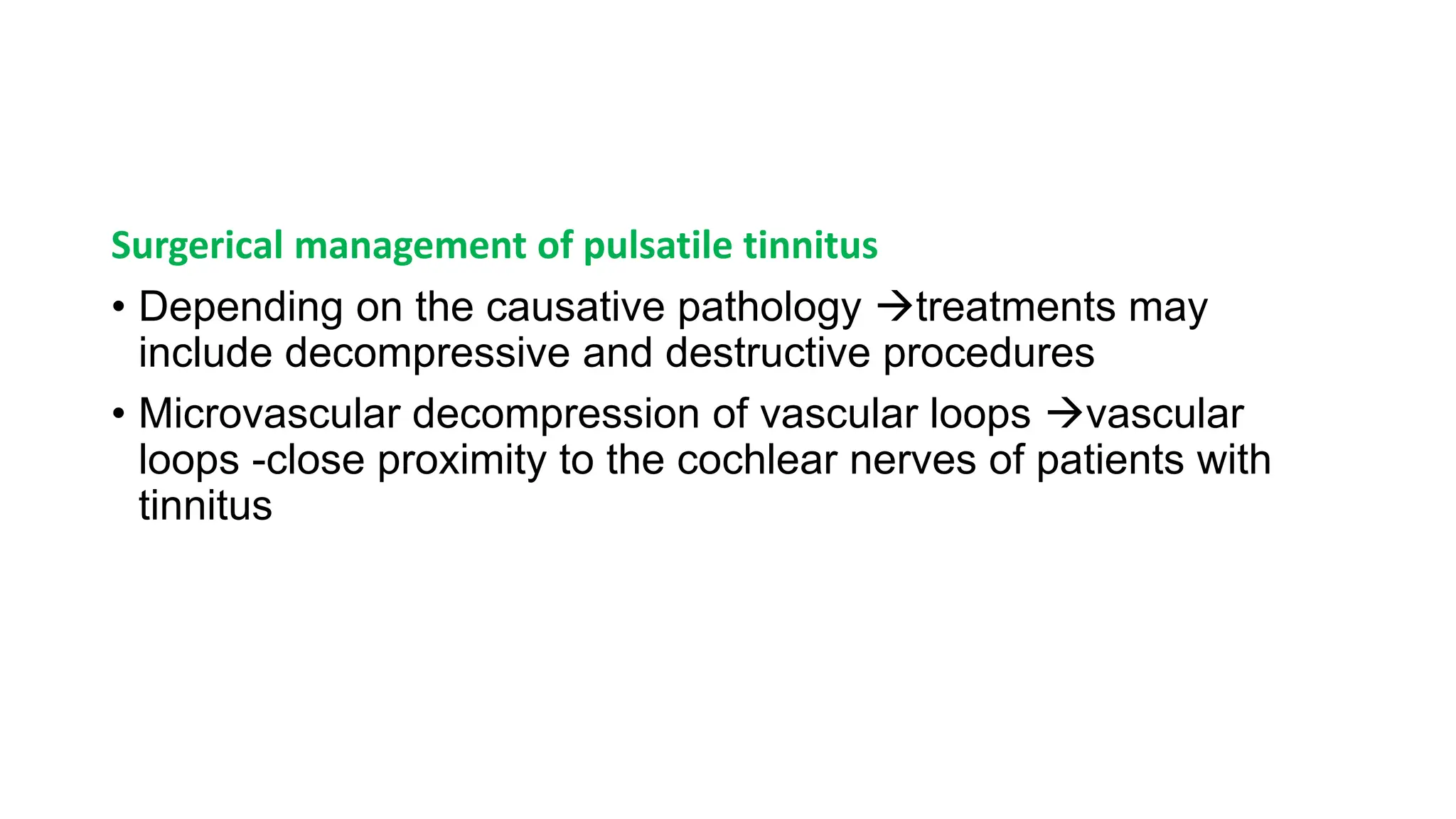 pulsatile Tinnitus ENT AND HEAD NECK SURGERY.pptx