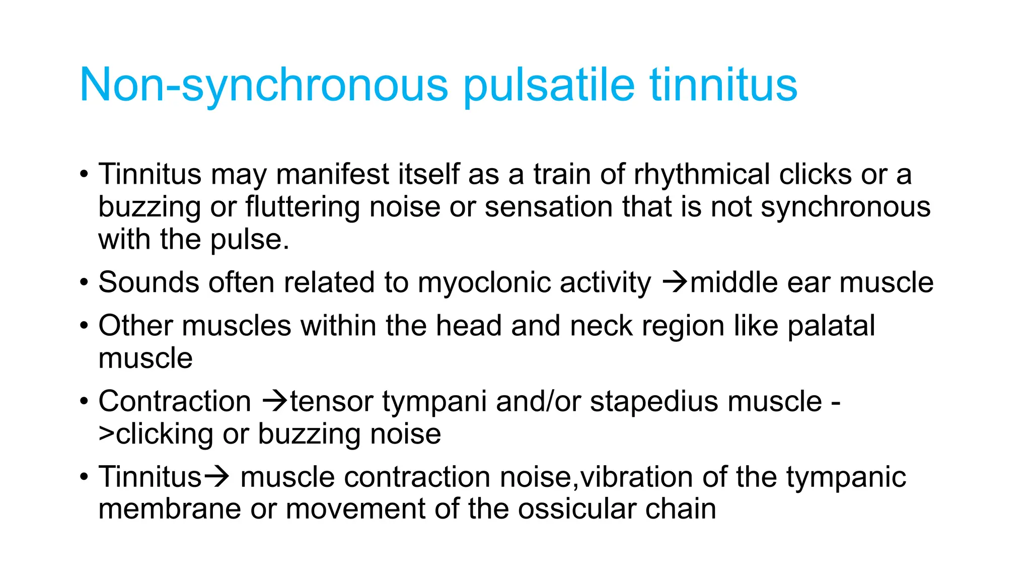 pulsatile Tinnitus ENT AND HEAD NECK SURGERY.pptx