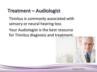 Audiology & Hearing Health - Tinnitus Presentation | PPT