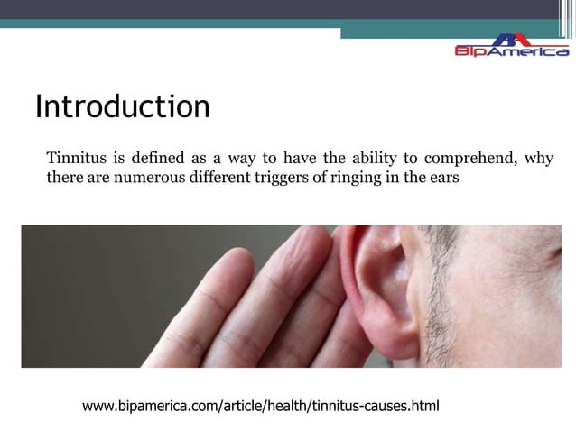 Tinnitus Causes Ppt
