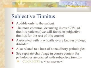 Tinnitus Introduction | PPT | Ear, Nose and Throat Conditions ...