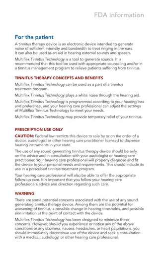 Tinnitus operations manual | PDF