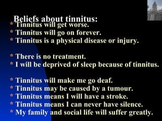 Tinnitus retraining therapy | PPT