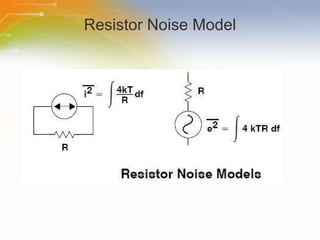 Noise Analysis in Op Amp | PPT