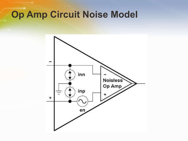 Noise Analysis in Op Amp | PPT