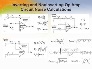 Noise Analysis in Op Amp | PPT