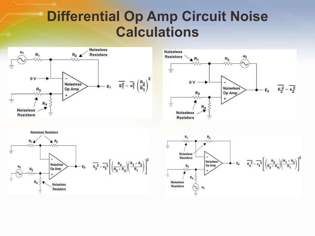 Noise Analysis in Op Amp | PPT