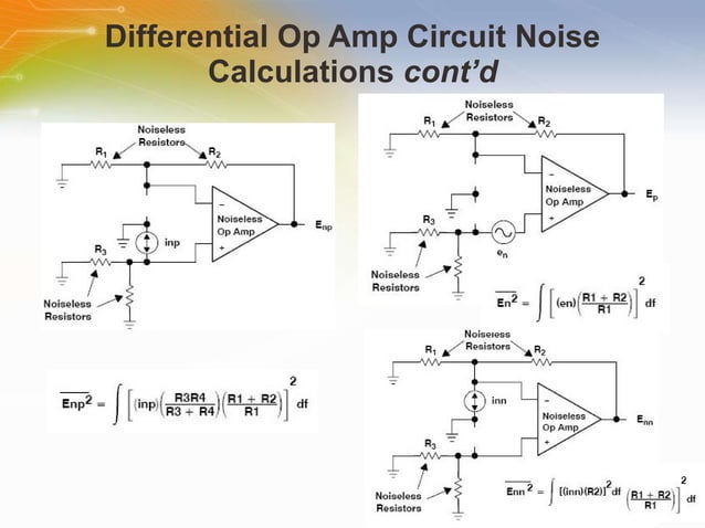 Noise Analysis in Op Amp | PPT