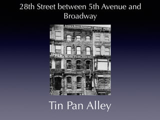 Tin Pan Alley | PDF