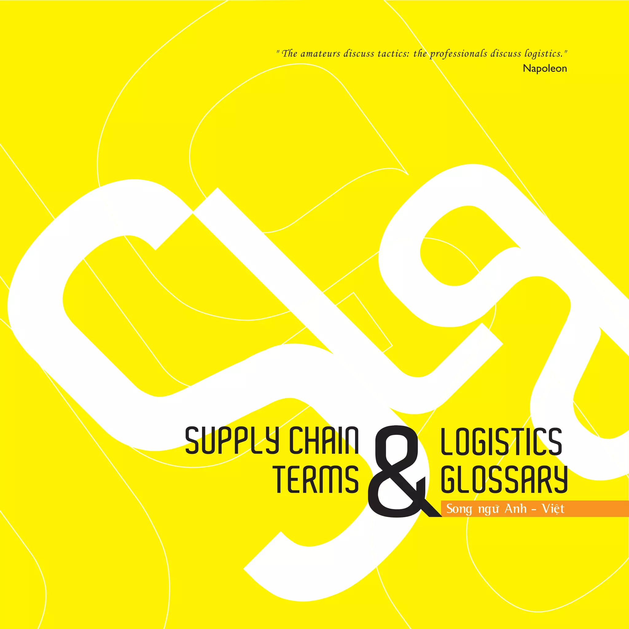 Từ điển Supply Chain and Logistics Dictionary (English - Vietnamese) | PDF