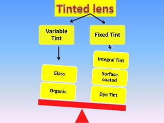Tinted lenses | PPTX