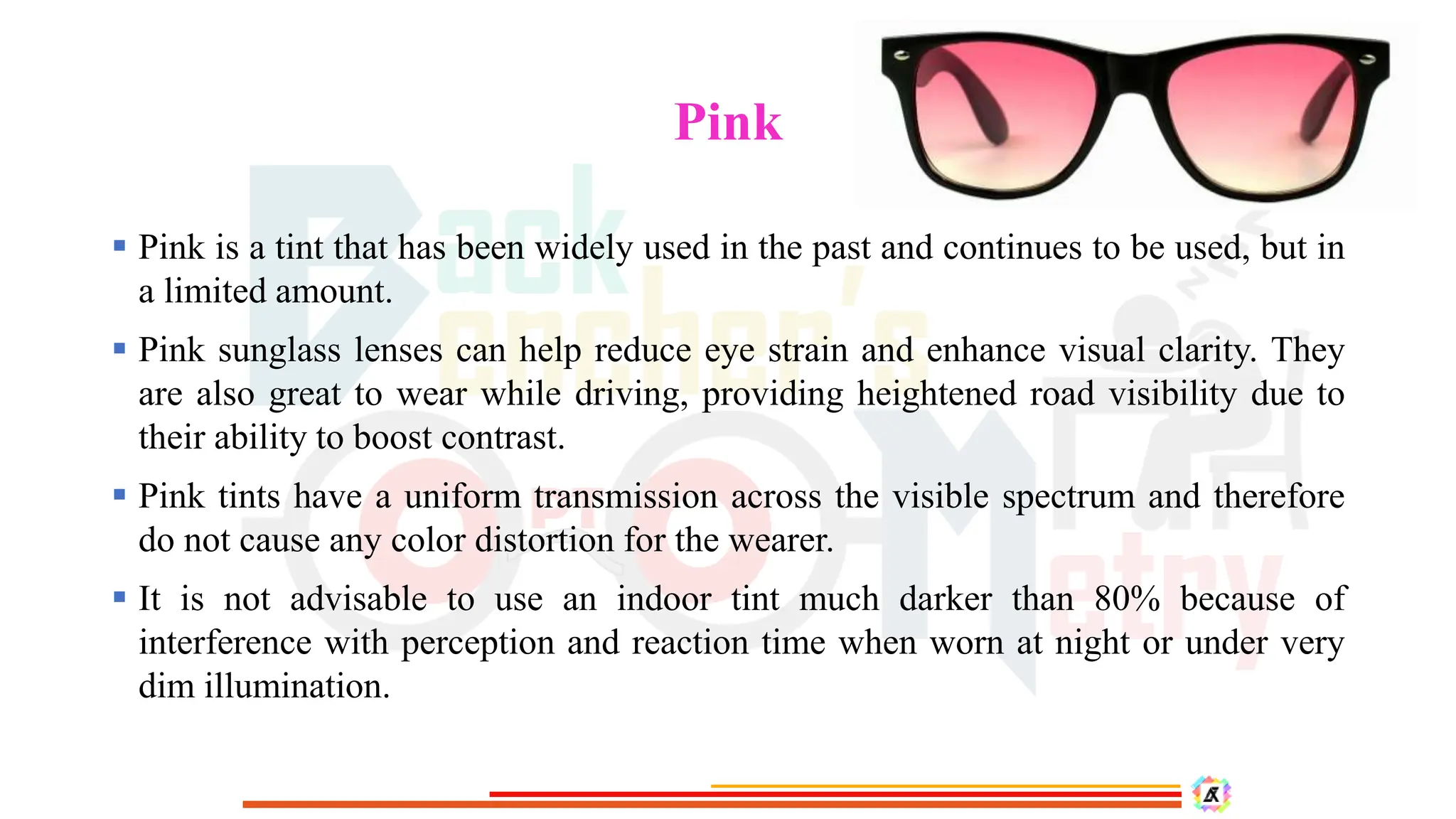 TINTED LENSES IN OPTOMETRY BY OPTOM.JITHIN JOHNEY | PPTX