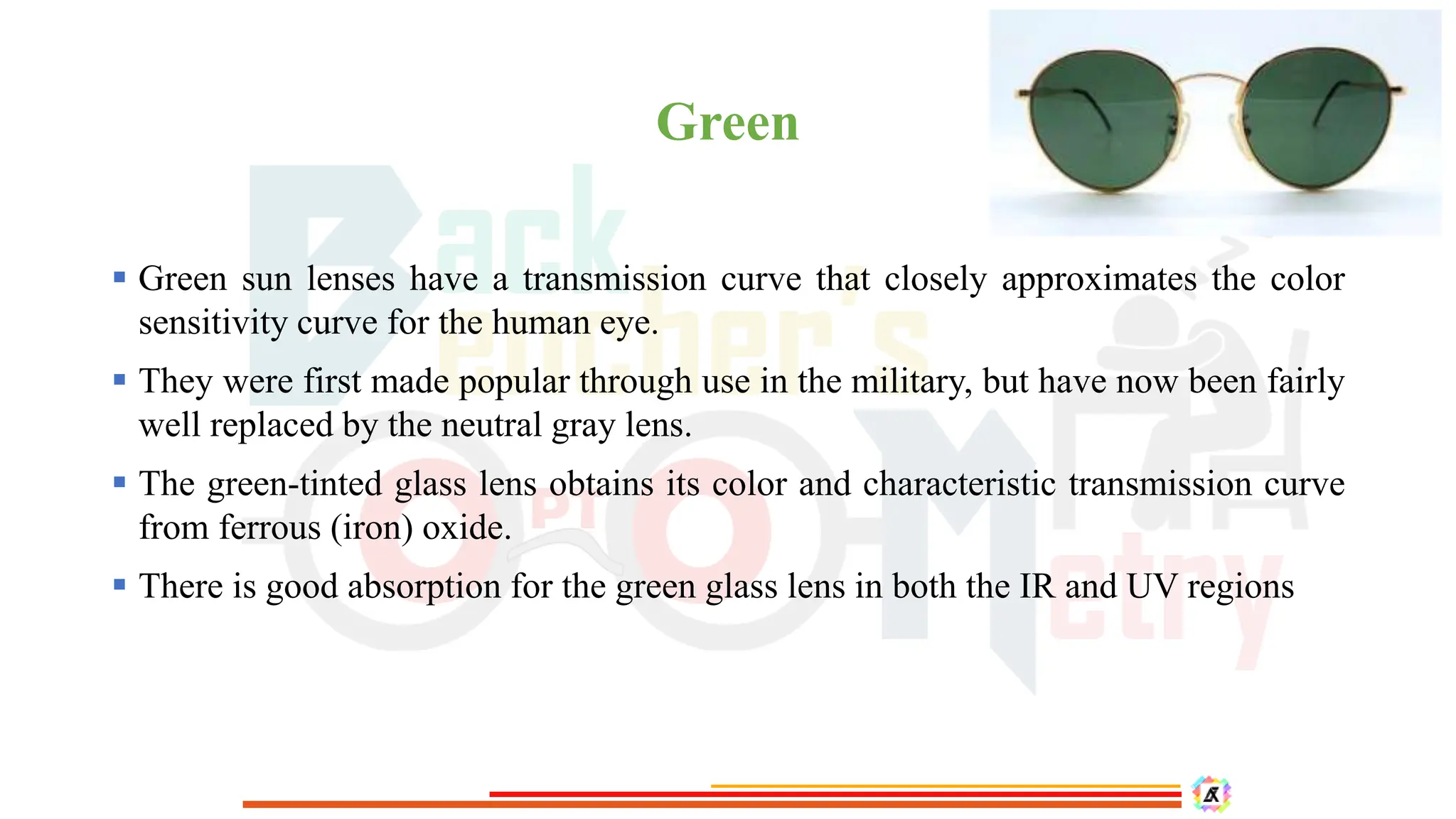TINTED LENSES IN OPTOMETRY BY OPTOM.JITHIN JOHNEY | PPTX