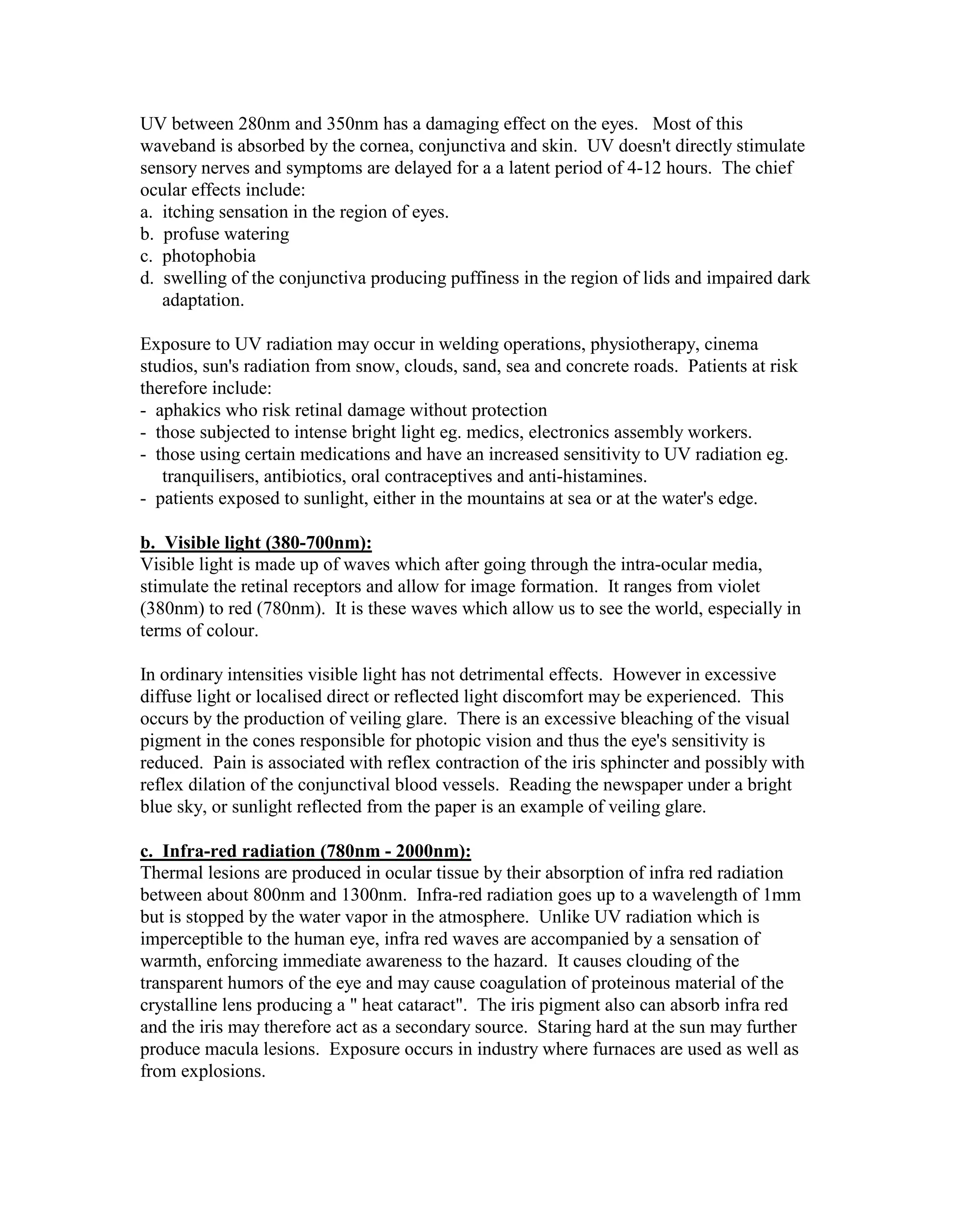 tinted lenses from a book principles of ophthalmic optics | PDF