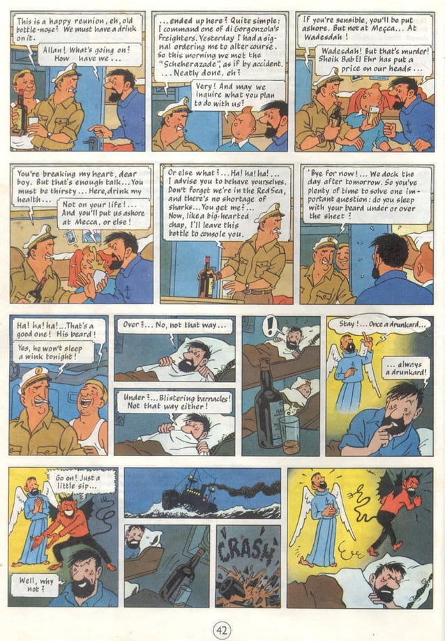 Tintin And The Red Sea Sharks | PDF | Death, Injury, or Military ...