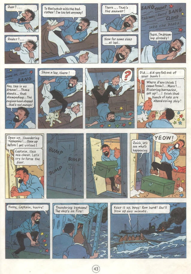 Tintin And The Red Sea Sharks | PDF | Death, Injury, or Military ...