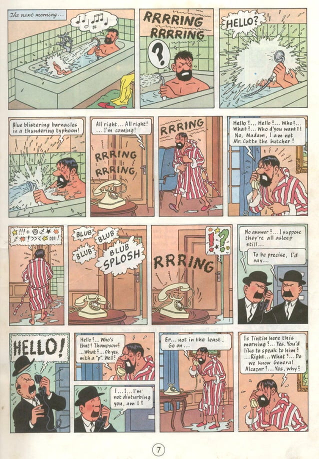 Tintin And The Red Sea Sharks | PDF | Death, Injury, or Military ...