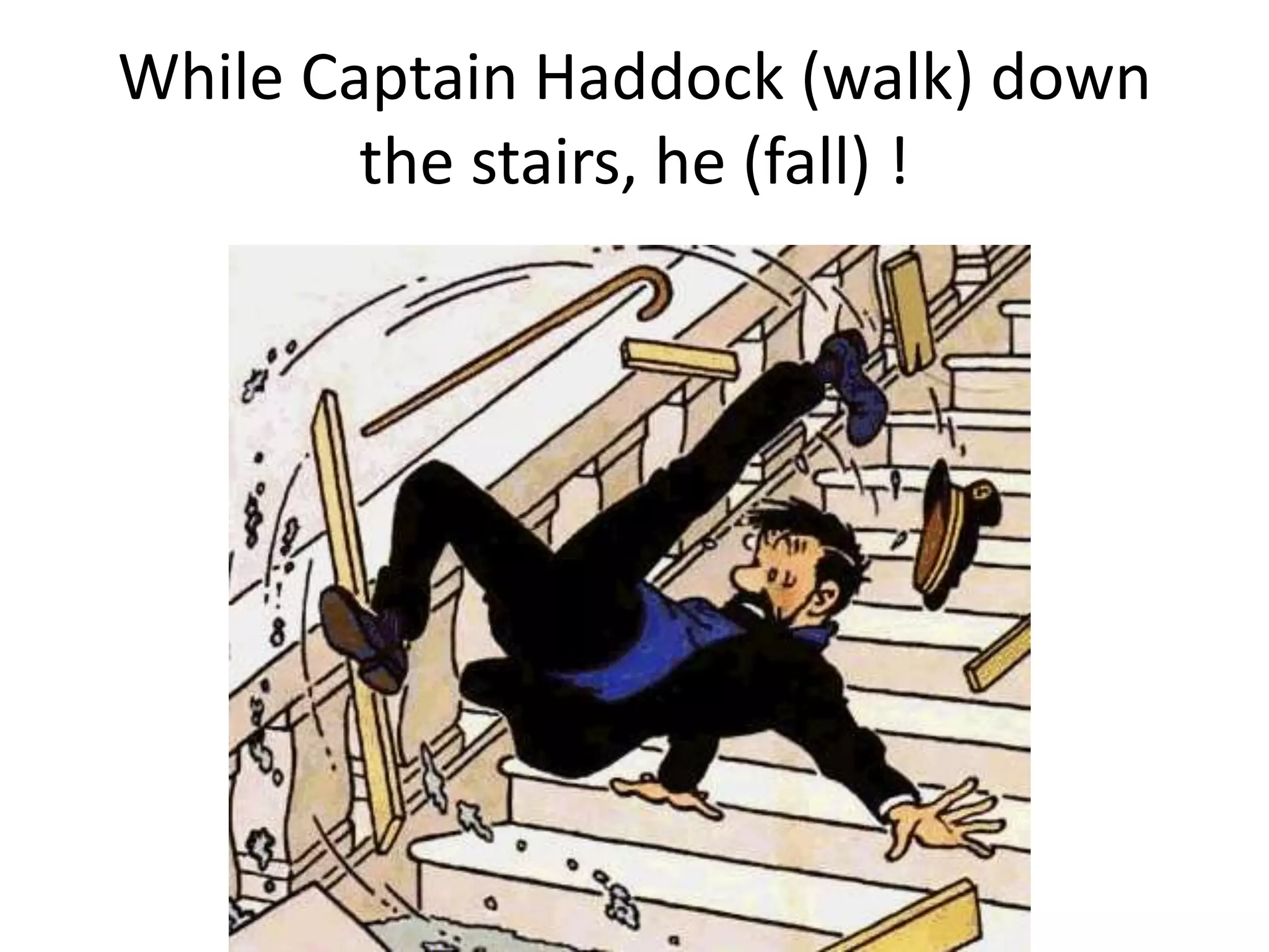 Tintin past-continuous-vs-past-simple-clt-communicative-language ...