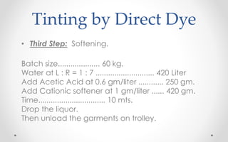 Tinting & over dyeing | PPTX