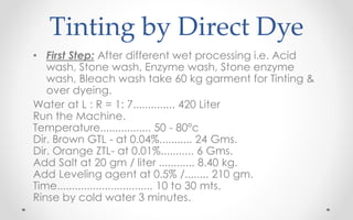 Tinting & over dyeing | PPTX