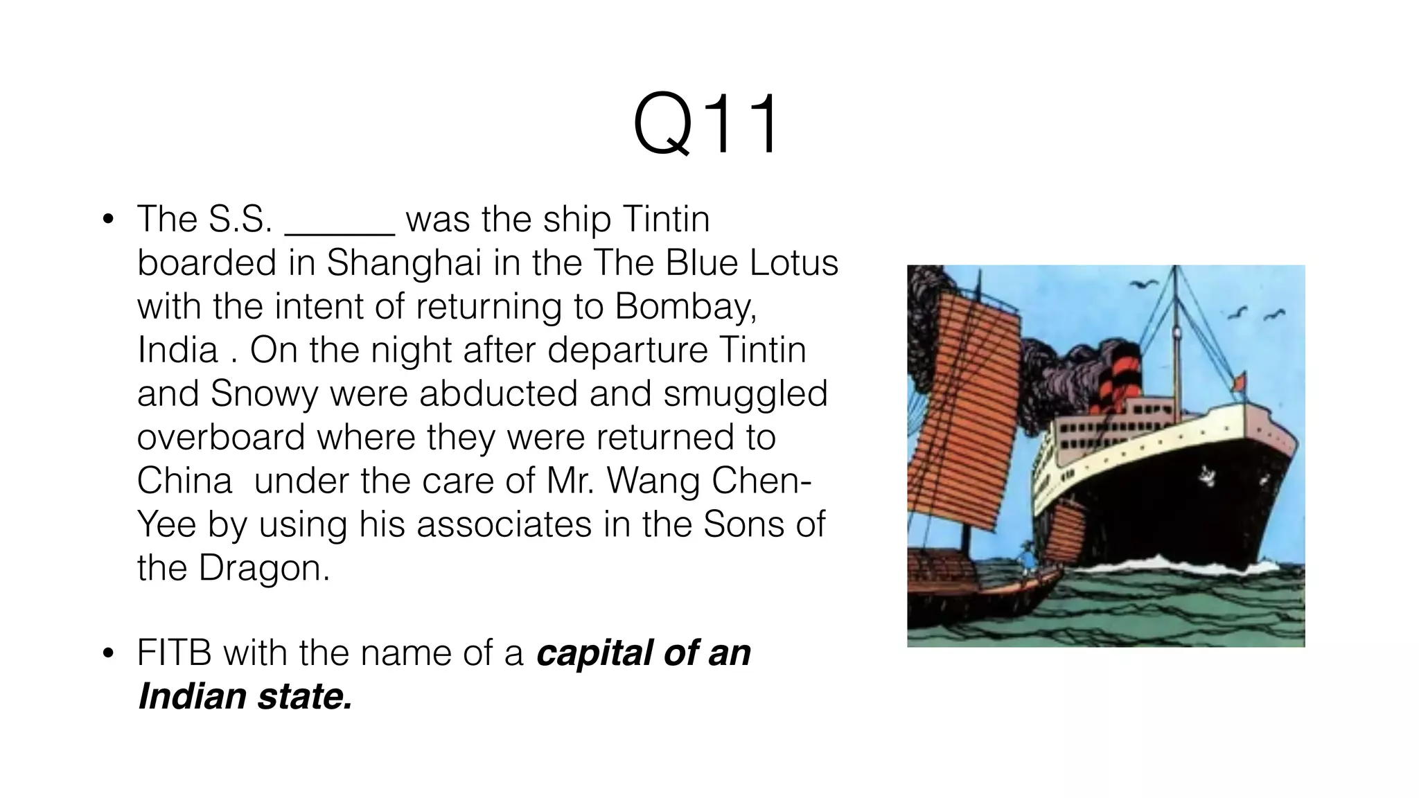 The Adventures of Tintin Quiz | Calcutta Tintin Fan Club | PDF | Comics and Graphic Novels ...