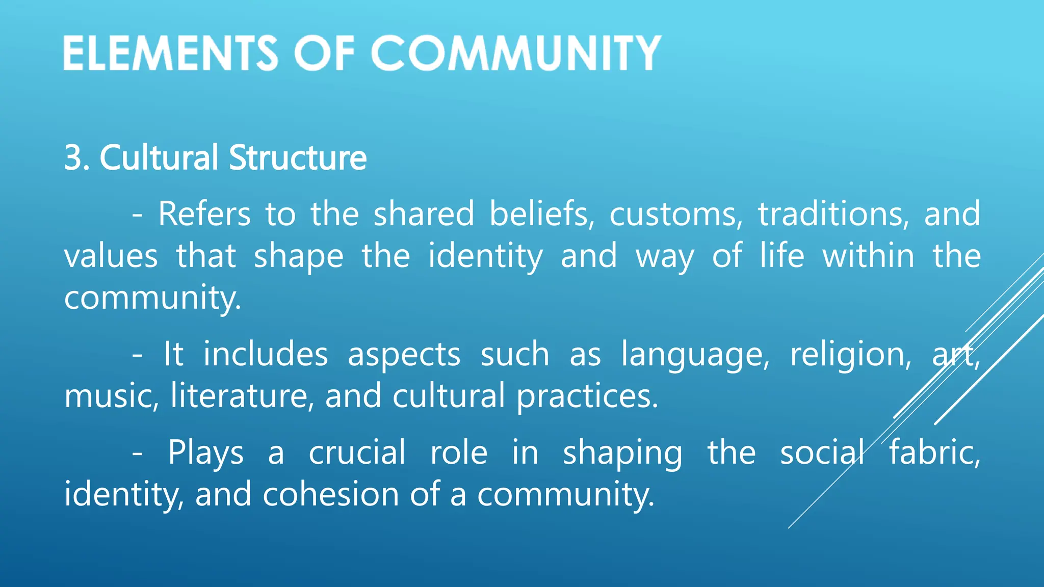 Concepts of Community in various perspectives | PPTX