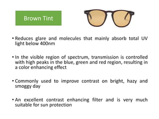 Tints and filter for patients with low vision | PPTX