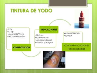 Tinturas | PPTX
