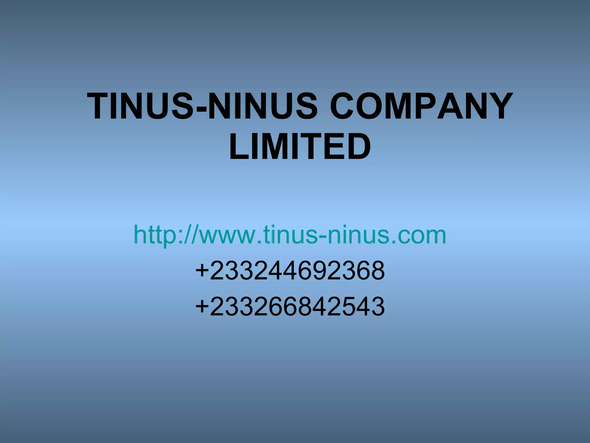 Tinus ninus slide | PPT
