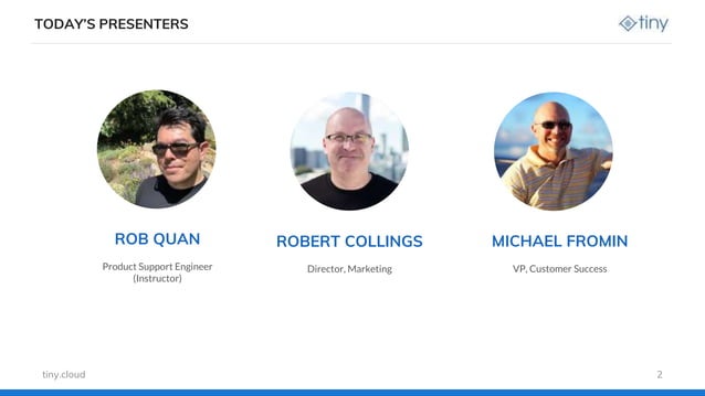 Introduction to TinyMCE Session #2 Customizing TinyMCE | PPT