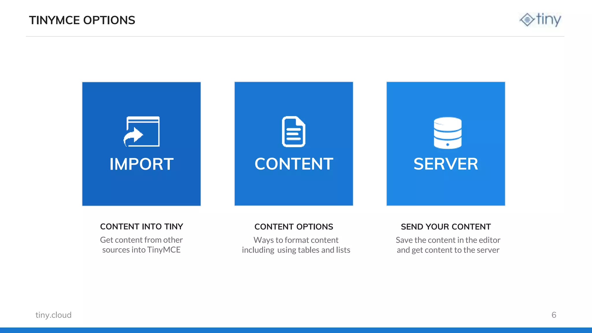 Introduction to TinyMCE Session #4 Working With Content | PPTX