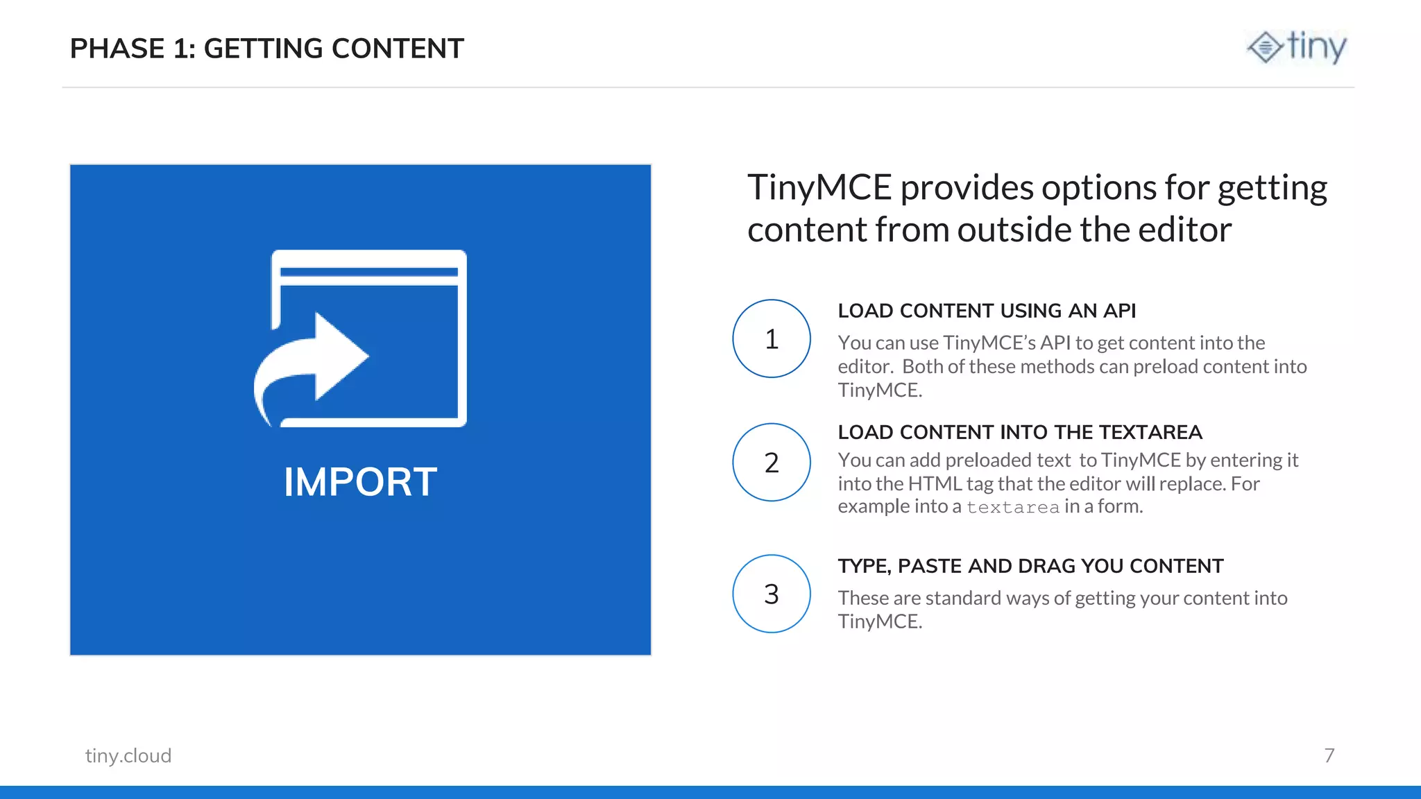 Introduction to TinyMCE Session #4 Working With Content | PPTX