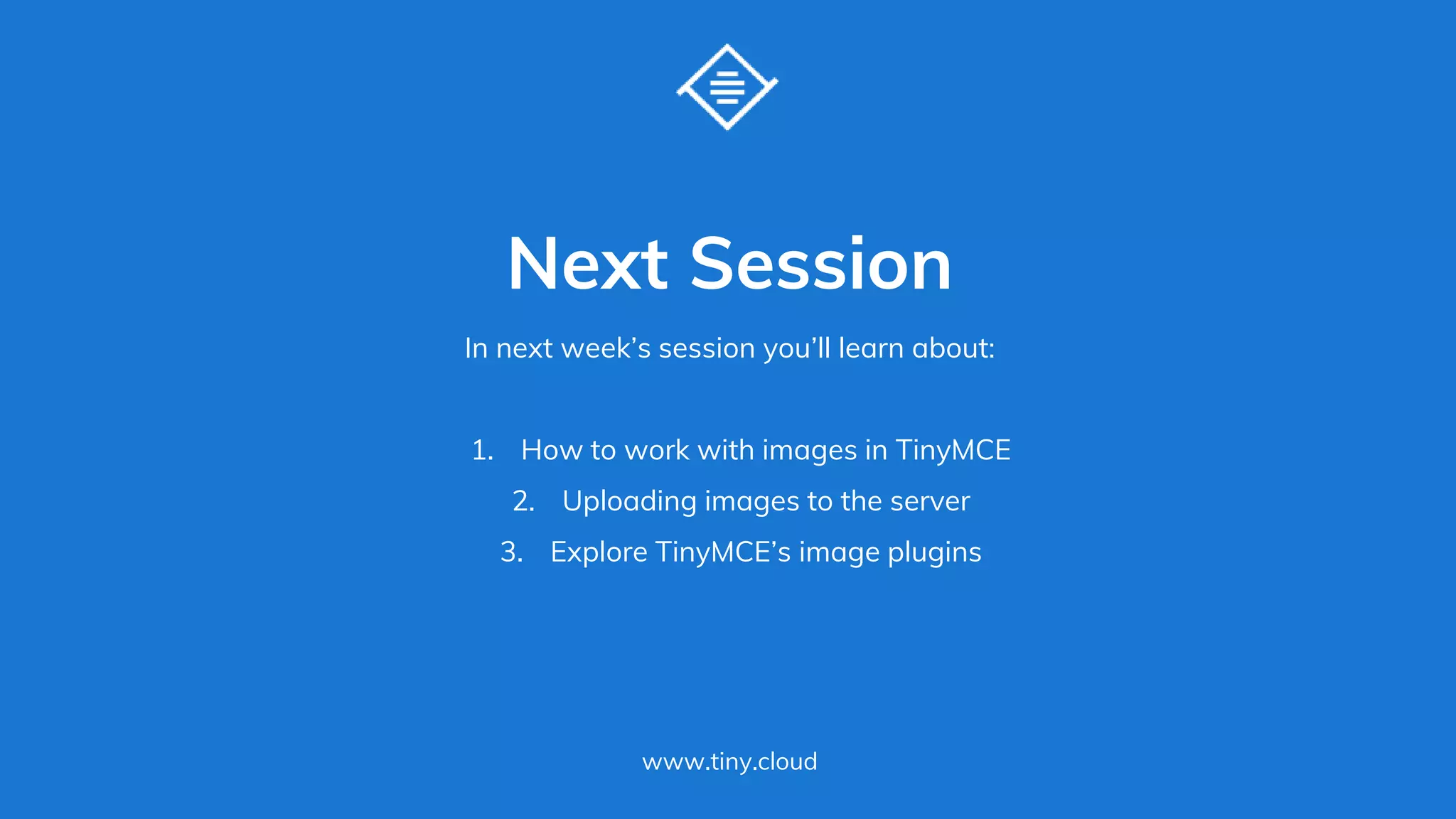 Introduction to TinyMCE Session #5 Popular Plugins | PPTX